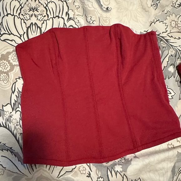 skin worldwide | Other | Skin Worldwide Red Bustier Corset Top | Poshmark